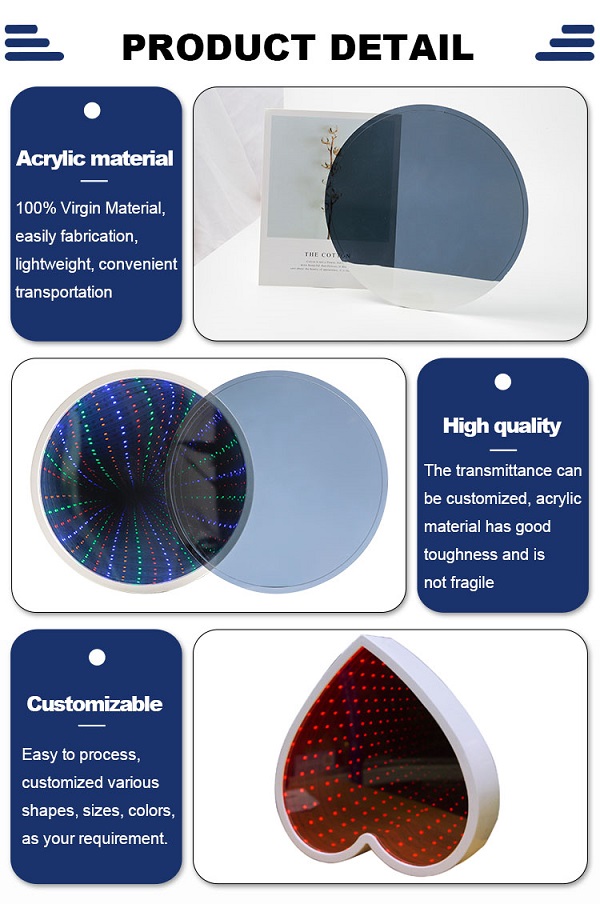 High Quality Plastic Mirror Sheet Customized Design Plastic Semi ...